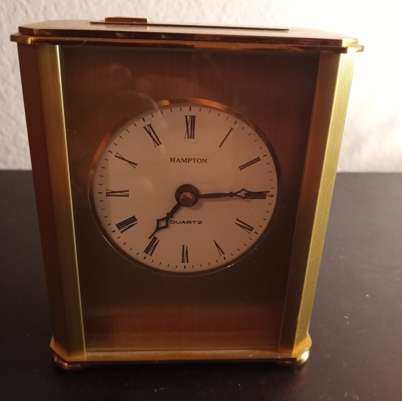 Hampton | Accents | Stunning Brass Hampton 5 Mantle Clock | Poshmark
